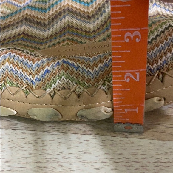 Cole Haan | Bags | Cole Haan Sarah Straw Sp6 Shoulder Bag Purse | Poshmark